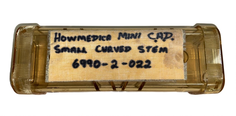 Instrument: Mini CAD Small Curved Charnley Stem; Pre 1998; AR#16513 | eHive