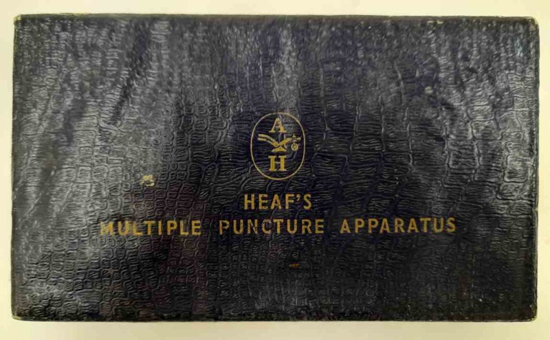 Equipment: Heaf's Multiple Puncture Apparatus; Ca 1948-1980; AR#12644 ...