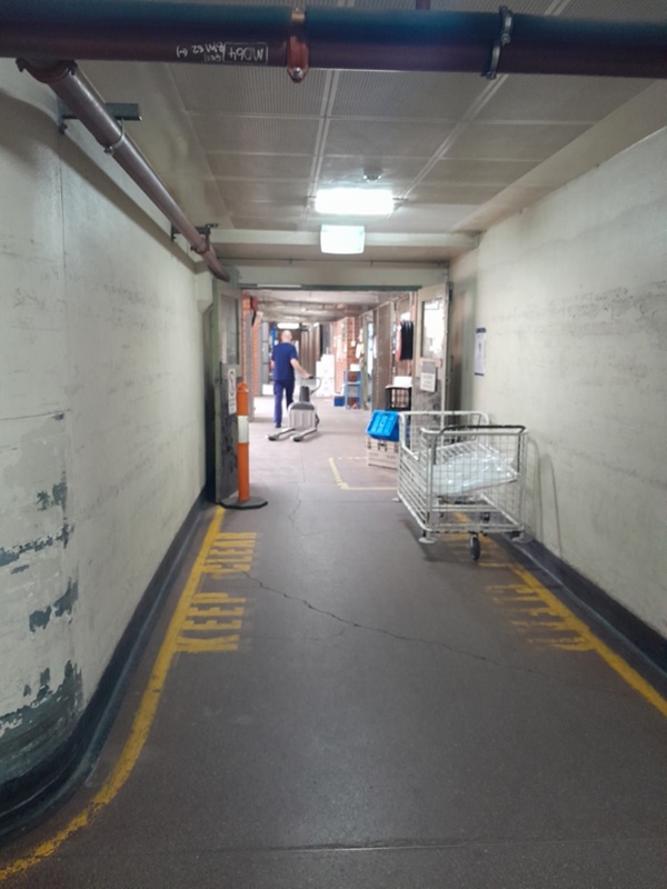 Interior: Loading Bay; Margot Way, CALHN Health Museum; 2022; AR#13498 ...
