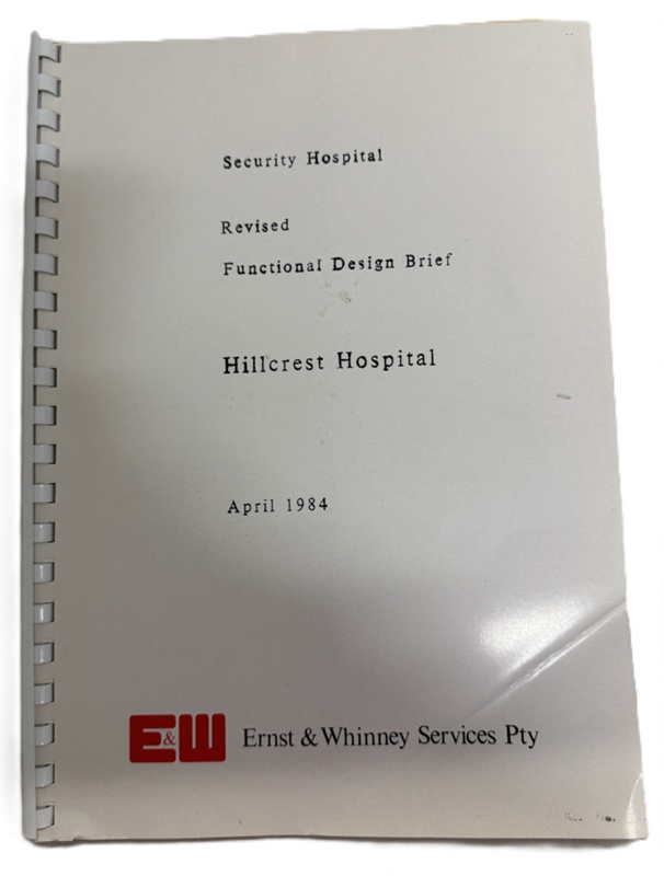 Booklet: Security Hospital Revised Functional Design Brief Hillcrest ...