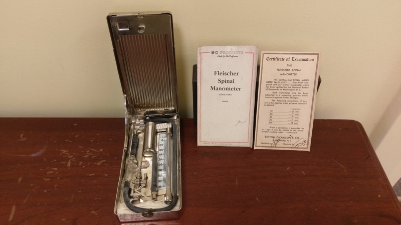 Instruments: Spinal Manometer; Ca 1935; AR#1555 | eHive