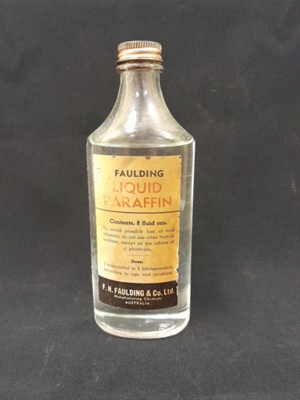 Chemical: Faulding Liquid Paraffin; F H Faulding & Co Ltd; After 1934 ...