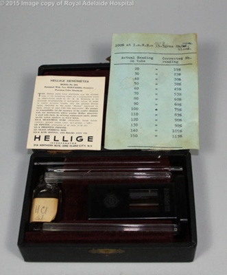 Pathology: Haemometer Model; Ca 1960; AR#3245 | eHive