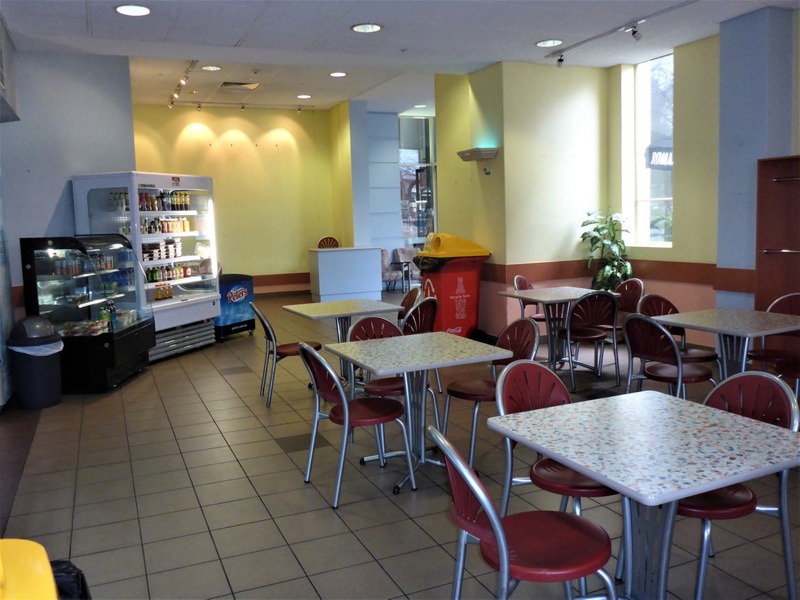 Interior: Kiosk Sit-Down Eating Area; 2017; AR#6319 | eHive