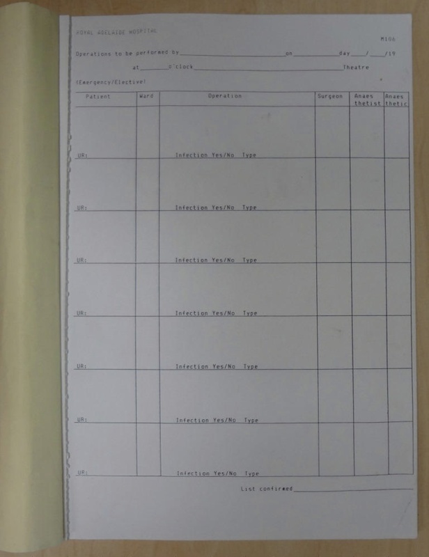 Document: RAH operations register; AR#8246 | eHive