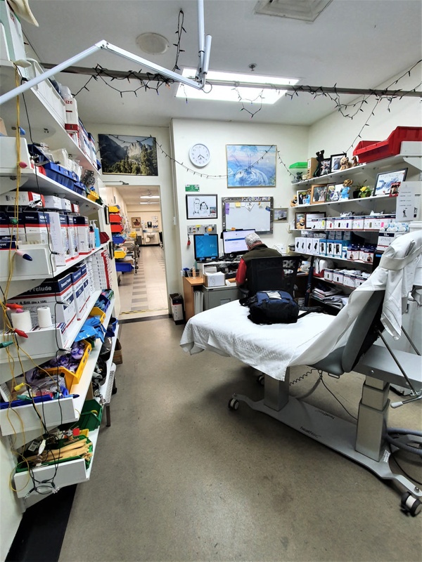 Interior: Plaster Room; Margot Way, CALHN Health Museum; 2022; AR#13442 ...