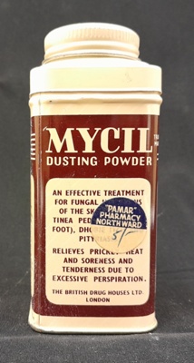 Chemical: Mycil Dusting Powder; The British Drug Houses Ltd (BDH); Ca ...