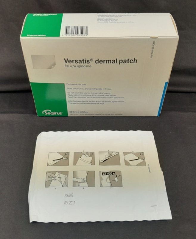 Chemicals: Versatis Dermal Patch; Ca 2018; AR#13330 | eHive
