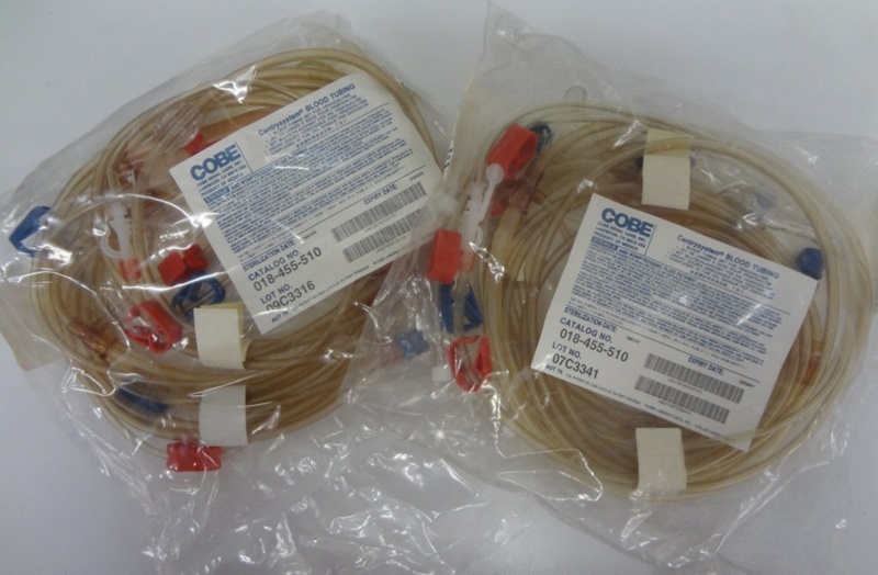 Equipment: Blood tubing set for hemodialysis x 2; mid 1990s; AR#9284 ...