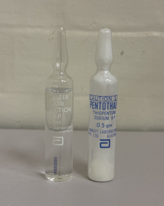 Chemical: Water for Injection and Thiopentone ; Ca 1970; AR#20199 | eHive