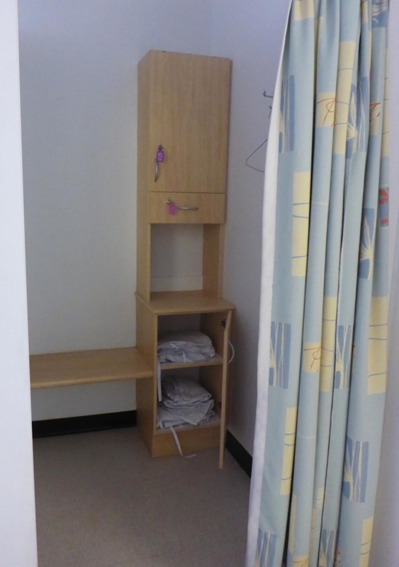 Interior: Cardiac and Medical Imaging (MRI) Public Changing Room; 2018 ...