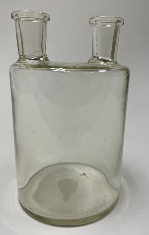 Glass: Wolf Bottle (large); Ca 1960; AR#3237 | eHive
