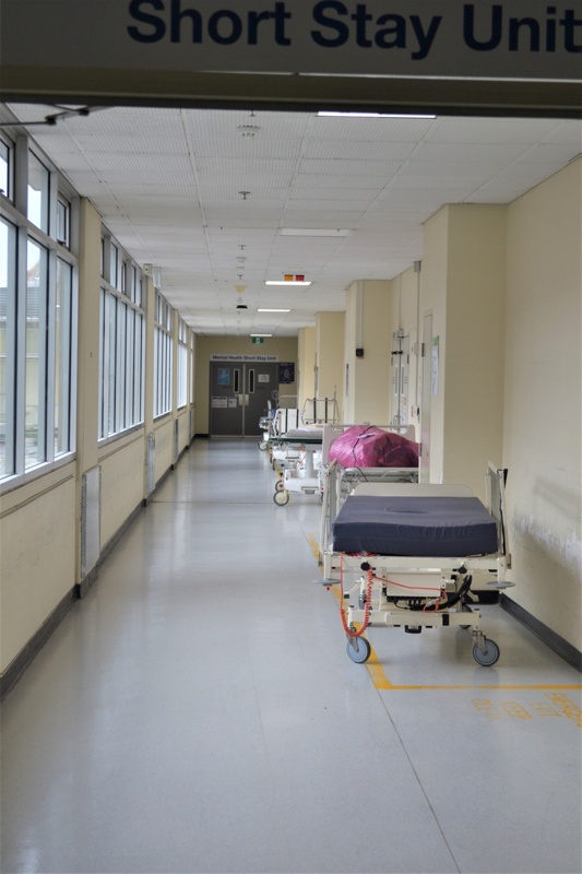 Interior: Corridor to Mental Health Short Stay Unit and Emergency ...