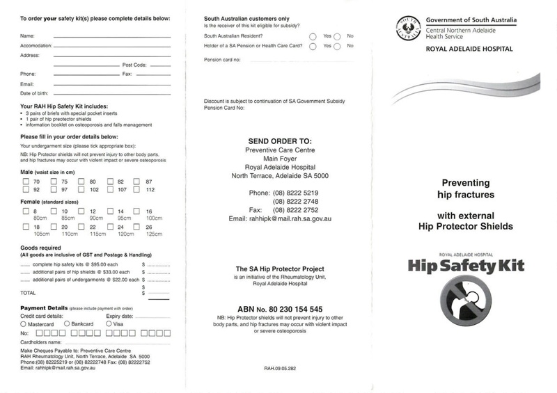 Brochure: Preventing Hip Fracture; 2005; AR#3144 | eHive