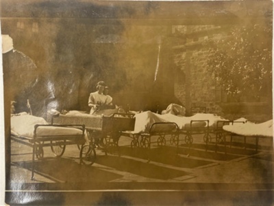 Patients: Tuberculosis Patients Outside. ; ca 1920s - 1940S; AR#15824 ...