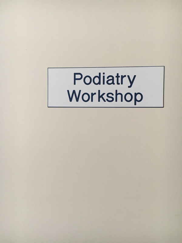 Interior: Podiatry Clinic Workshop; 2017; AR#6251 | eHive
