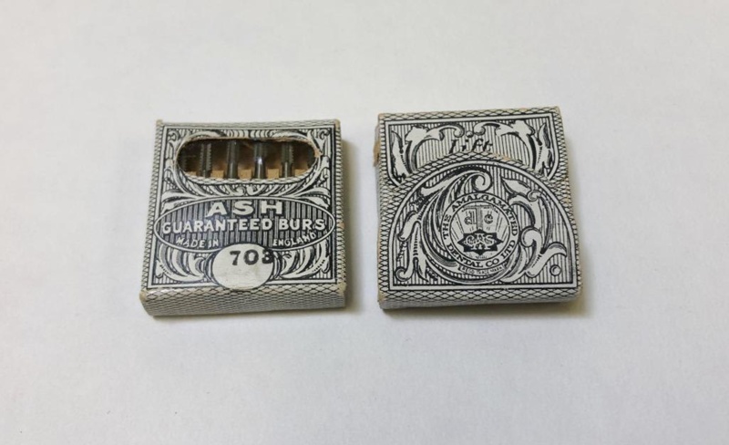 Dental: ASH Contra Angle Burs; Ca 1940; AR#3644 | eHive