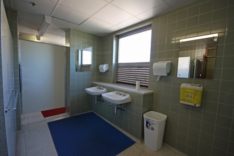 Interior: Residential Wing Communal Bathroom ; 2013; AR#6883 | eHive