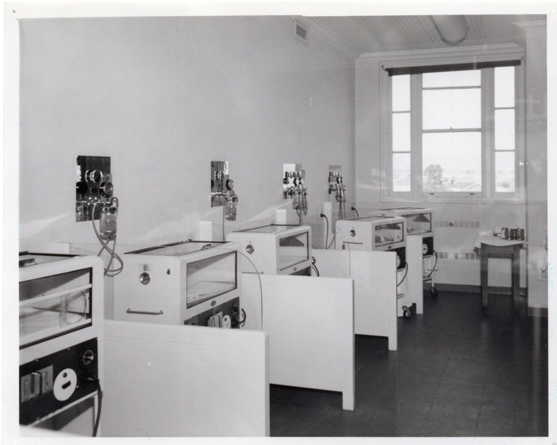 Interior: Humidicribs, Premature Baby Unit; Ca 1960; AR#13285 | eHive