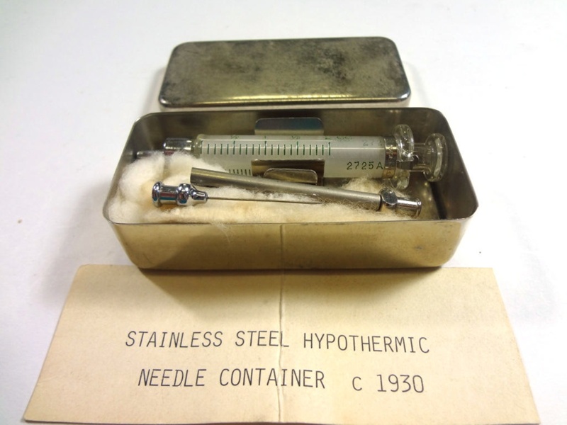 Instrument: Hypothermic Syringes in Stainless Steel Case; ca 1930; AR ...