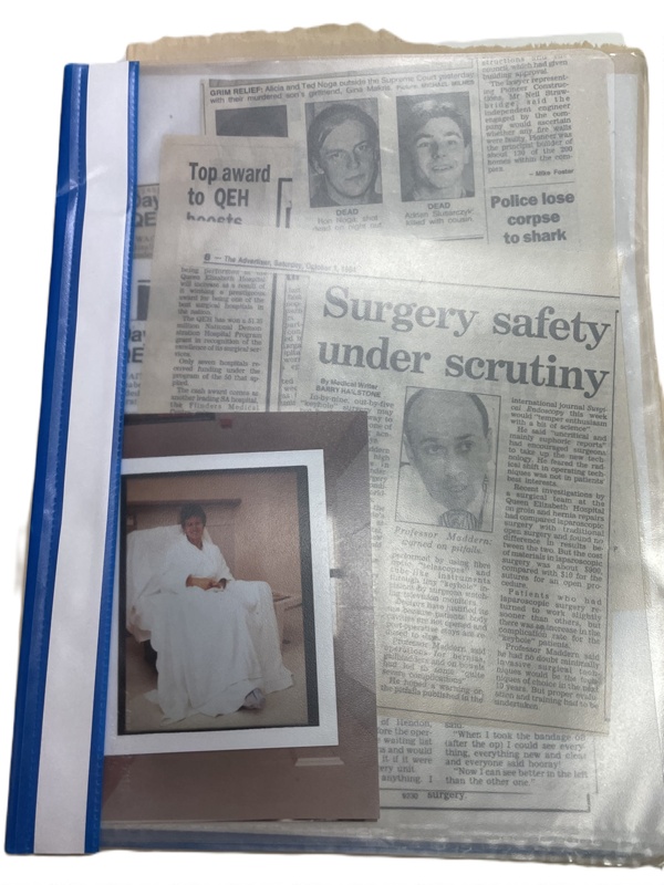 Documents: Folder of Newspaper Articles and Photographs; 1990s; AR ...