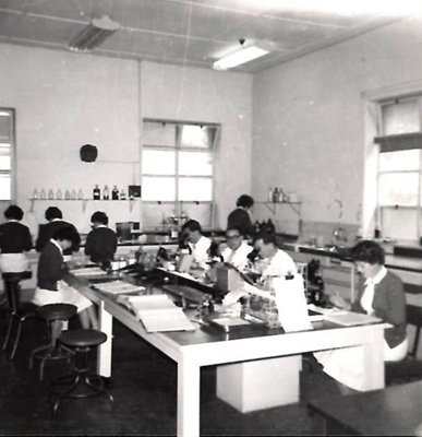 Interiors: Clinical Pathology Main Laboratory; 1960; AR#2728 | eHive