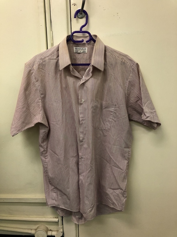 Uniforms: Monogram male nurses shirt ; ca 1980's - 1990's; AR#14124 | eHive