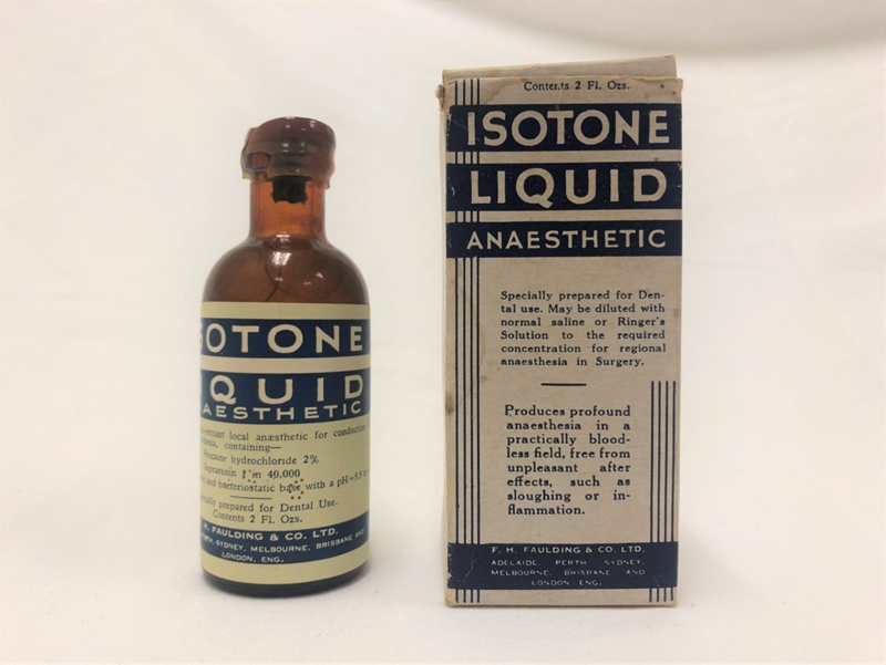 Chemical: Isotone Liquid Anaesthetic; F H Faulding & Co Ltd; Ca 1930s ...