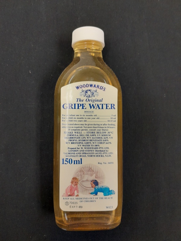 Chemical: Woodward's The Original Gripe Water; Ca 1980s; AR#13550 | eHive