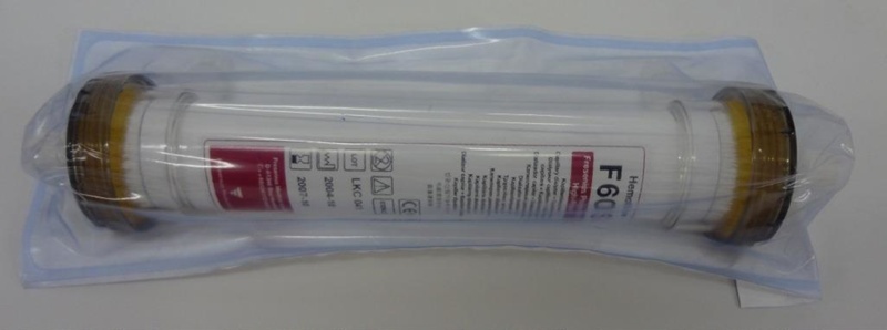 Equipment: Capilliary Dialyser F60; post 2000; AR#9290 | eHive