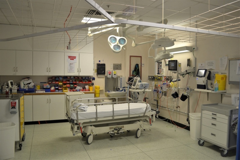 Interior: Emergency Department Resuscitation Room; Margot Way, CALHN ...