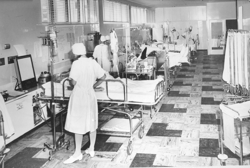 Interiors: Recovery Ward in McEwin Building; Ca 1963; 2.127 | eHive
