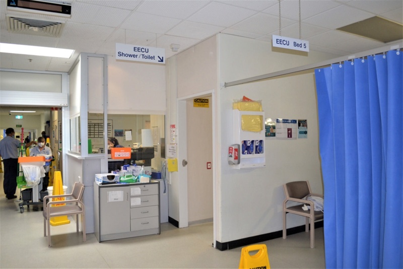 Interior: Extended Emergency Care Unit (EECU); Margot Way, CALHN Health ...