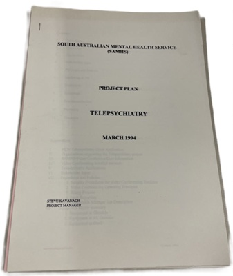 Document: Project Plan Telepsychiatry; 1994; AR#17617 | eHive