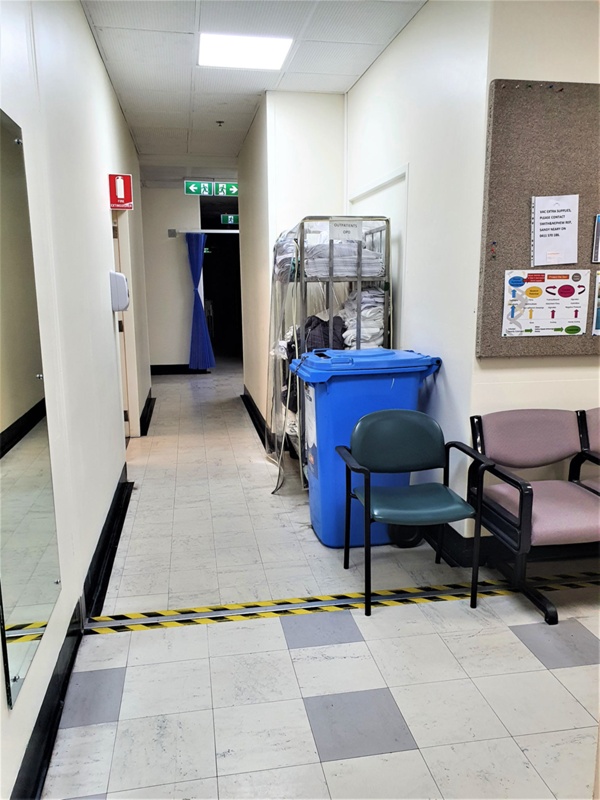 Interior: Outpatient Block Corridor; Margot Way, CALHN Health Museum ...