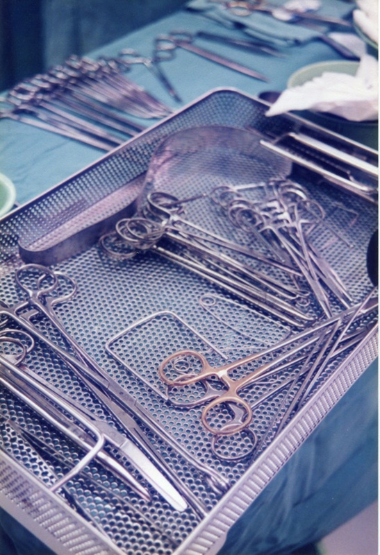 Interior: Instruments Set Up For Sterile Surgery; AR#11730 | eHive