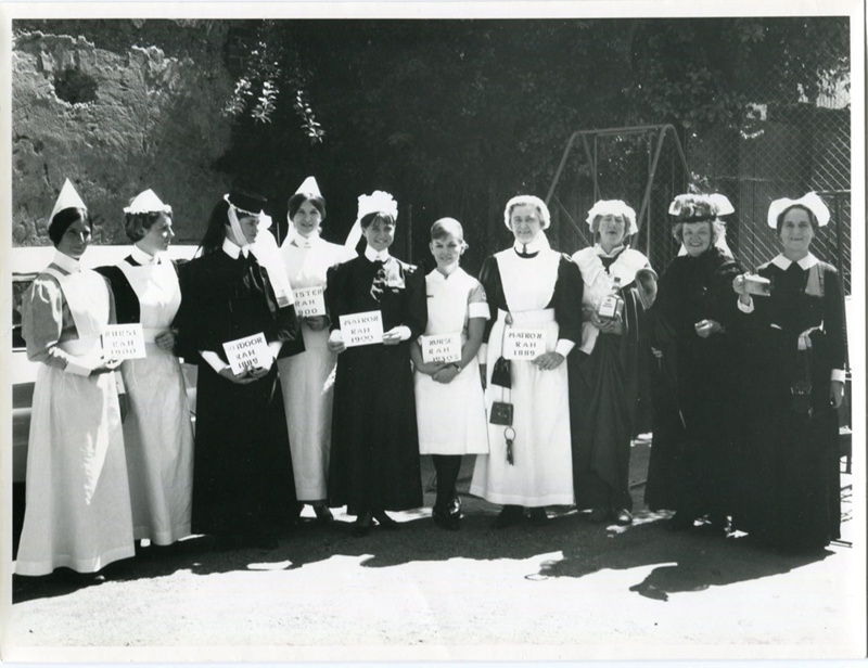 Event: Nurses Wearing Past RAH Nursing Uniforms; Ca 1960s-1970s; AR ...