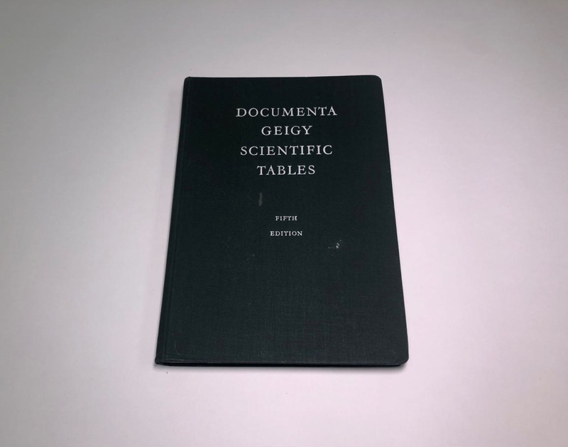 Book: Documenta Geigy Scientific Tables; 1956; AR#9799 | eHive