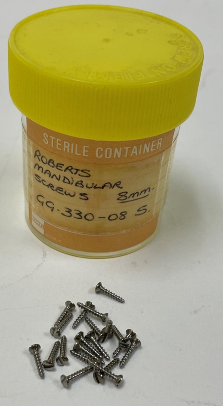 Equipment: Roberts Mandibular Screws; AR#2257 | eHive