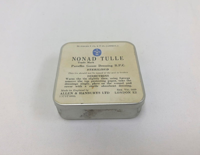 Equipment: Nonad Tulle - Paraffin Gauze Dressing; Allen & Hanburys Ltd ...