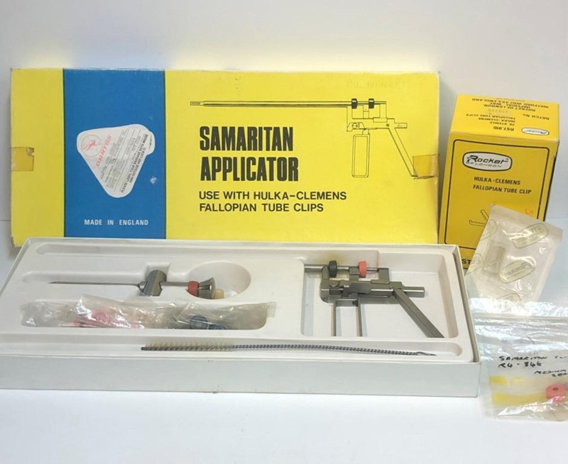 Equipment: Samaritan Applicator and Hulka-Clemens Fallopian Tube Clips ...