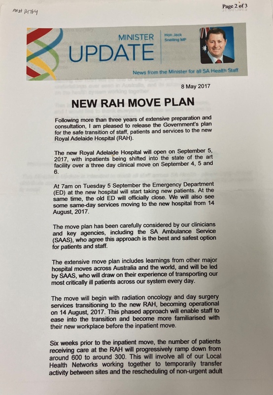 Document: New RAH Move Plan; 08/05/2017; AR#14764 | eHive