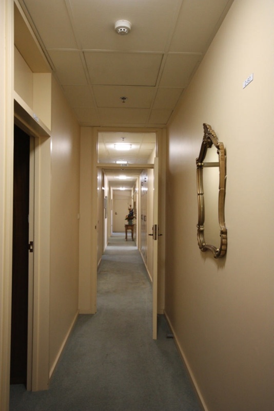 Interior: Residential Wing Visitors Flat 1, Corridor; 2013; AR#6893 | eHive