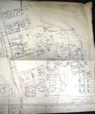 Photograph: Map and plans of Royal Adelaide Hospital site; 1948; AR ...