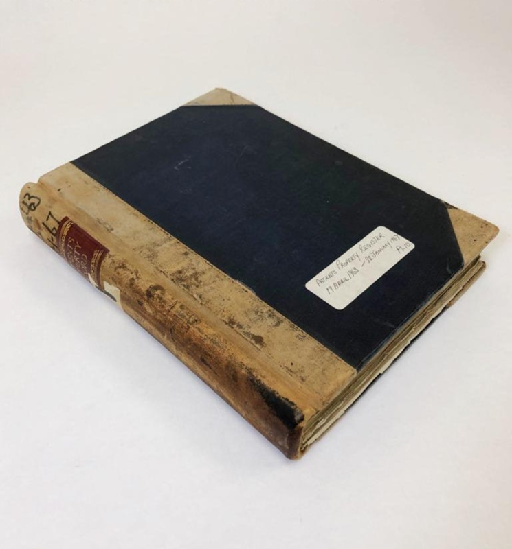 Book: Royal Adelaide Hospital Patient's Property Record; 1963-1967; AR ...