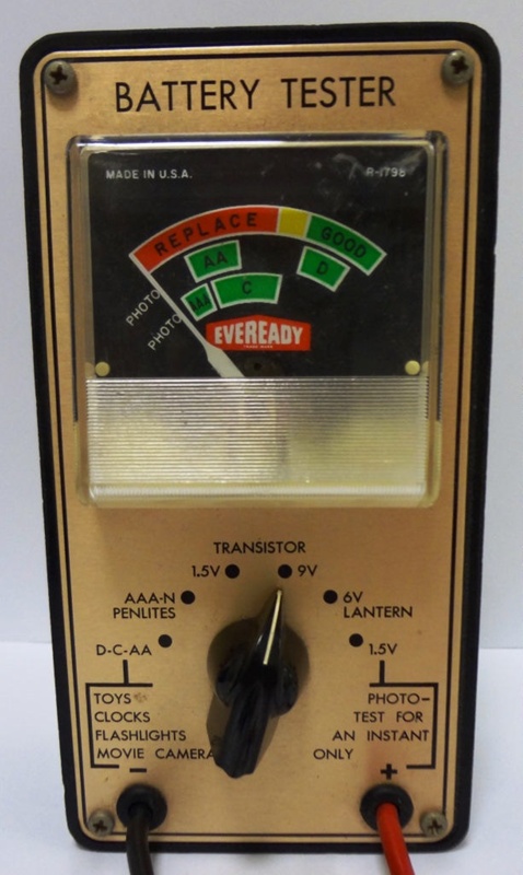 Equipment: Battery tester; Ca 1980; AR#9573 | eHive