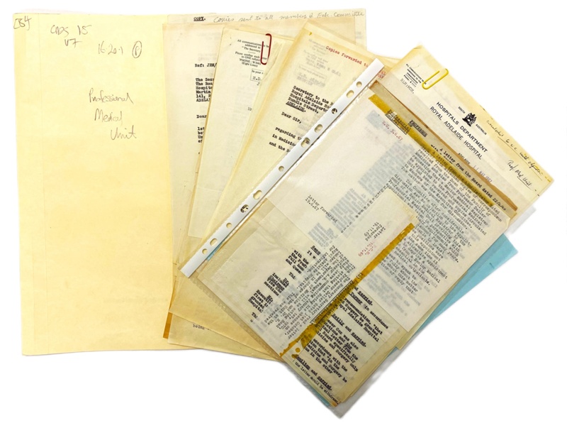 Document: Professorial Medical Unit ; 1952 - 1969; AR#17315 | eHive