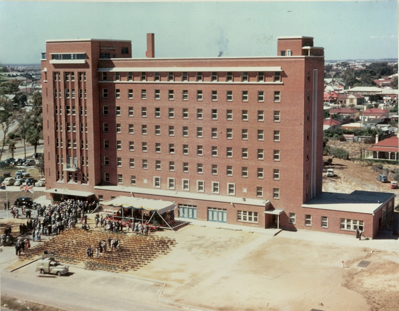 Exterior: Official Opening of The Queen Elizabeth Hospital Nurses Home ...
