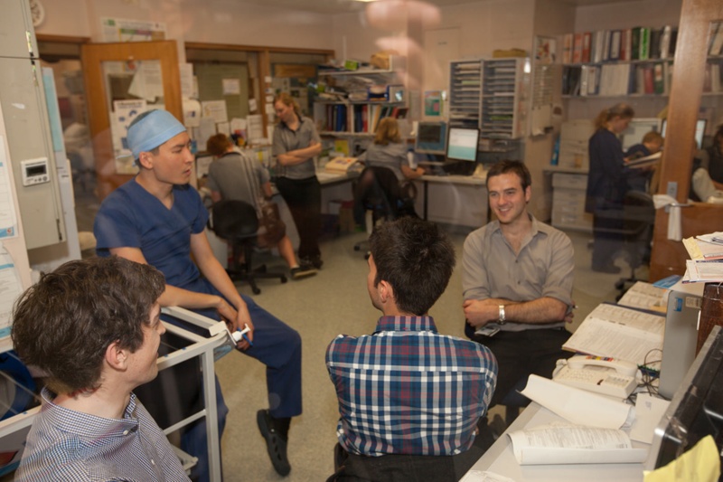 Interior: Medical Staff in Ward A4 Nurses Station; 2012; 2.274 | eHive