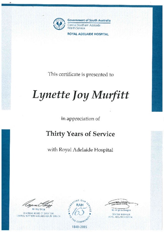 Document: 30 Years of Service Badge and Certificate; 2005; AR#19837 | eHive